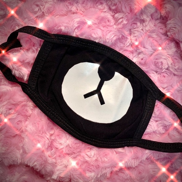 Accessories | Kawaii Black Teddy Bear Face Mask Kpop Style | Poshmark